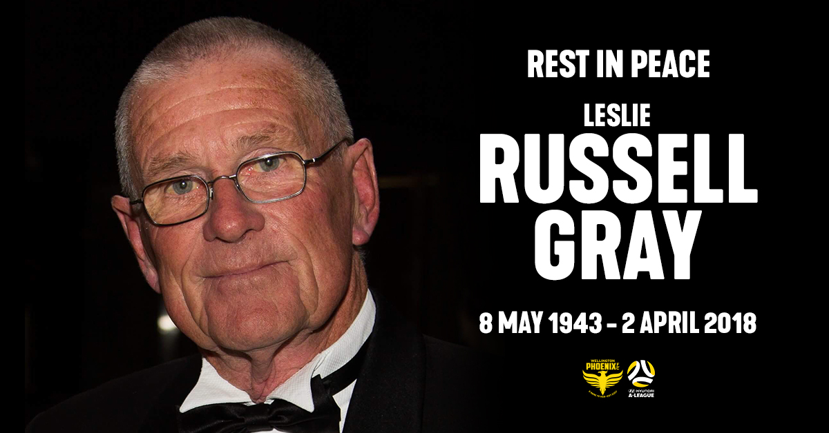 Celebrate the life of Russell Gray - Wellington Phoenix