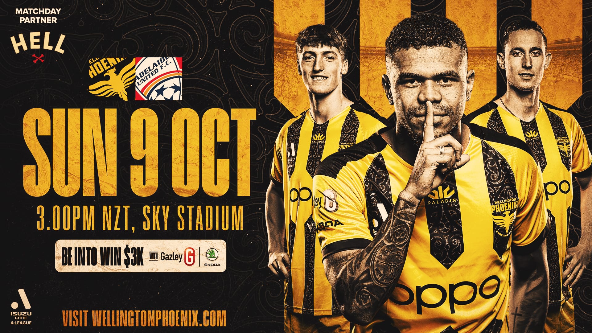 Men's match preview: Wellington Phoenix vs. Adelaide United