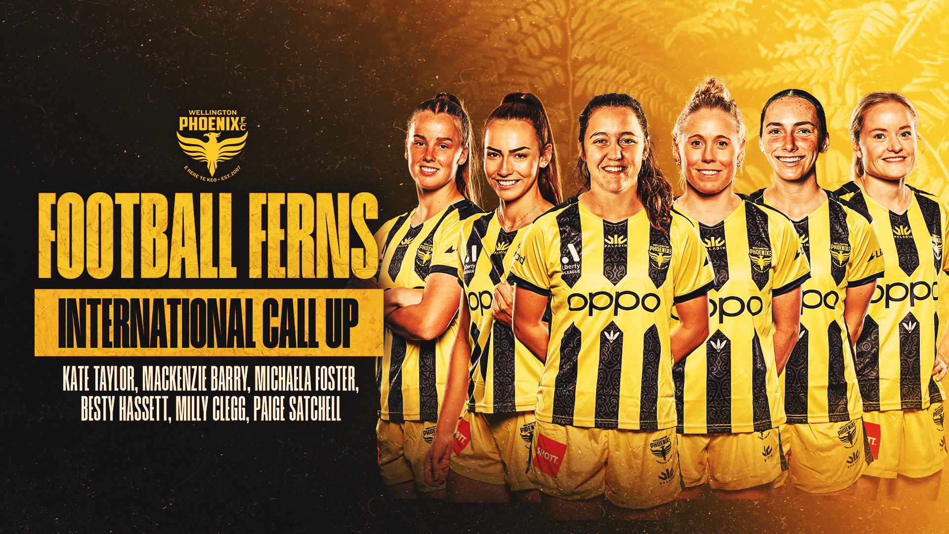 Clegg one of six Nix called up to Football Ferns - Wellington Phoenix
