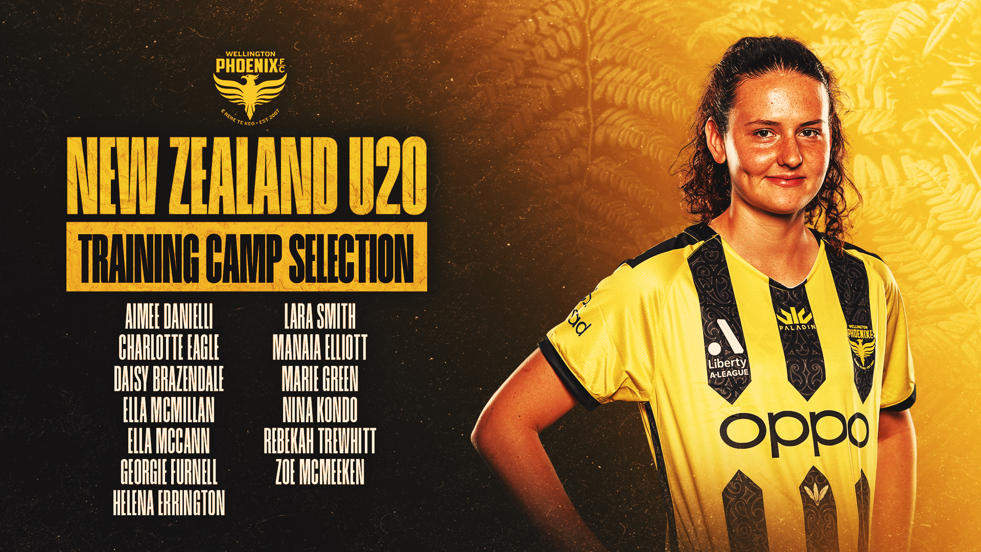 Strong Phoenix presence in NZ U-20 women’s training squad - Wellington Phoenix