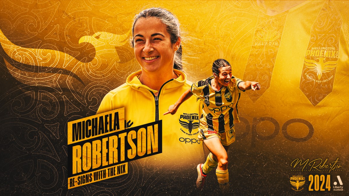 Robertson re-signs for 2023-24 - Wellington Phoenix