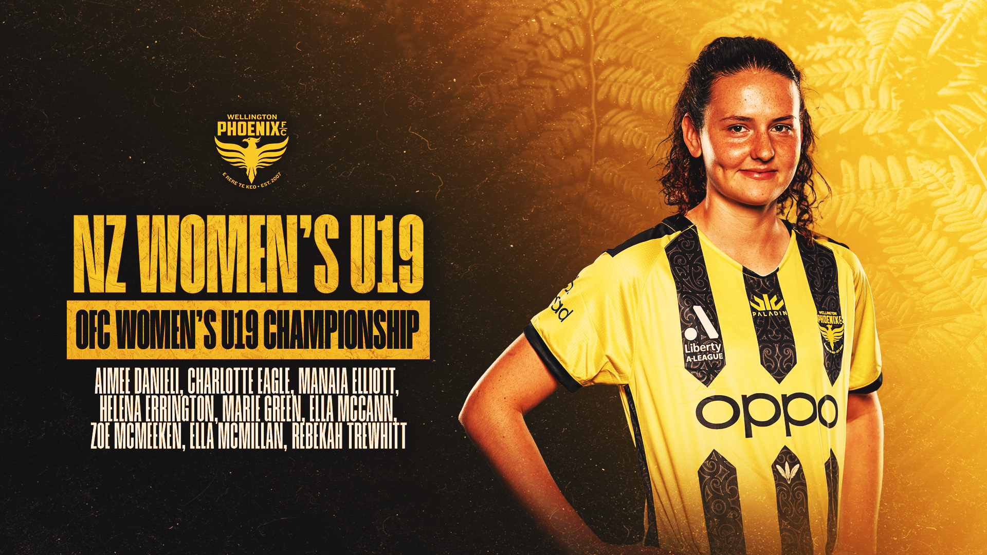 Nine Nix named in Junior Football Ferns - Wellington Phoenix