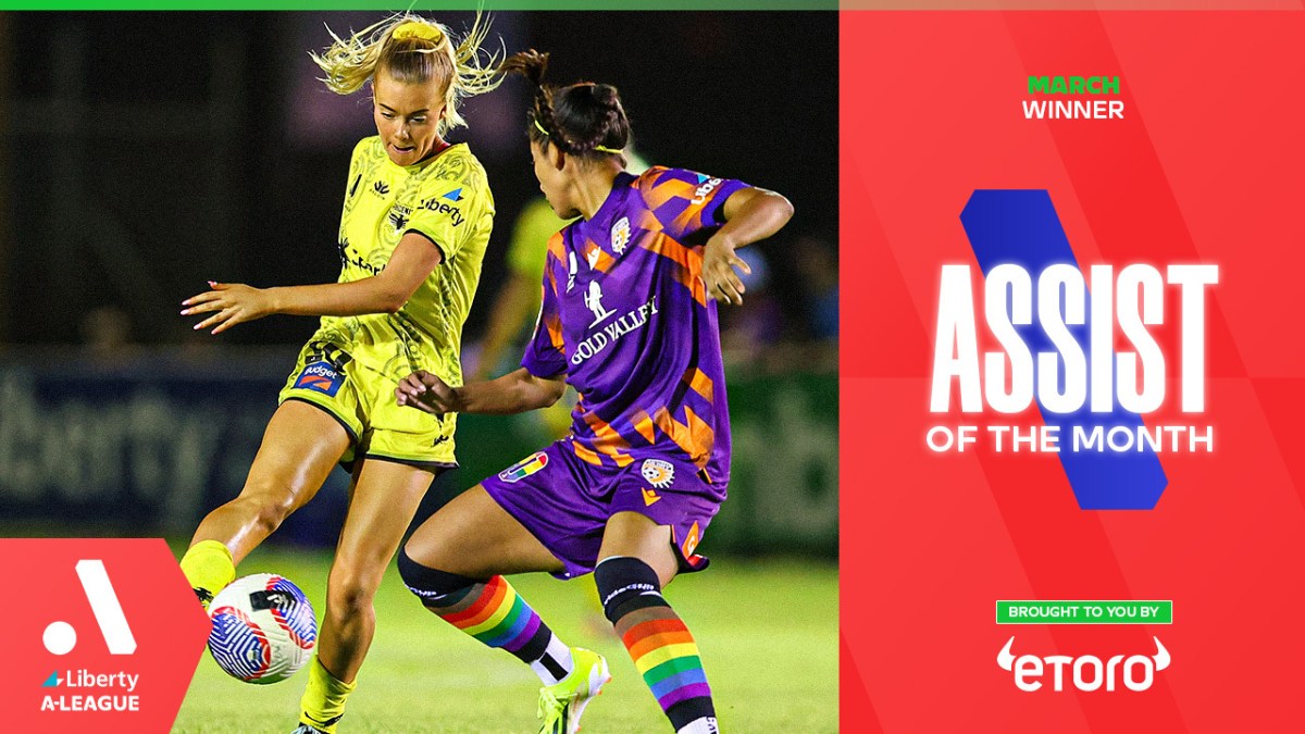 Alyssa Whinham | eToro Assist of the Month Winner | Liberty A-League ...