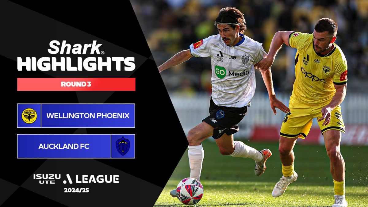 Wellington Phoenix v Auckland FC – Shark Highlights | Isuzu UTE A ...