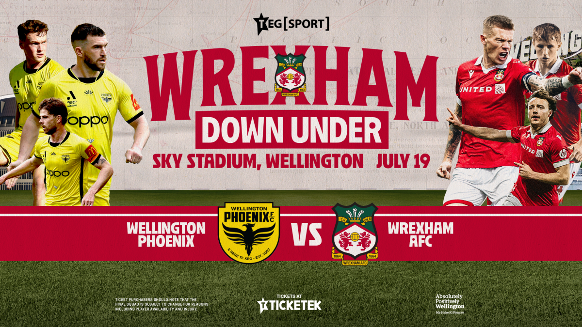 Welcome to Wellington: Phoenix to play host to Wrexham in July ...